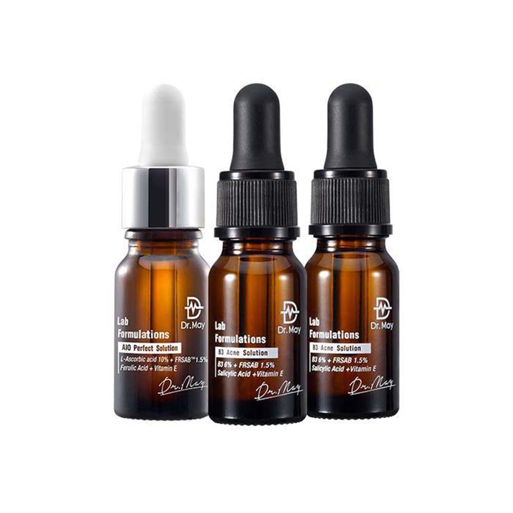 DR.MAY B3 Acne Solution Serum 10ml x2 + DR.MAY AIO Perfect Solution 10 – iQueen